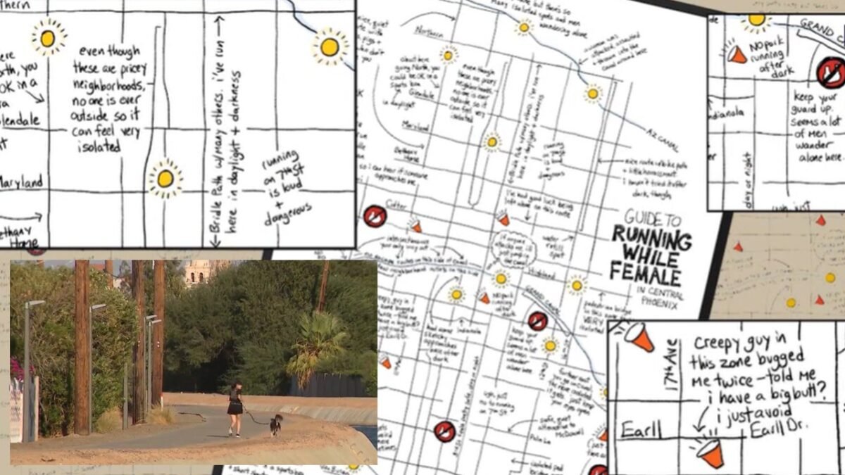 Local artist creates ‘Guide to Running While Female’ to raise safety ...